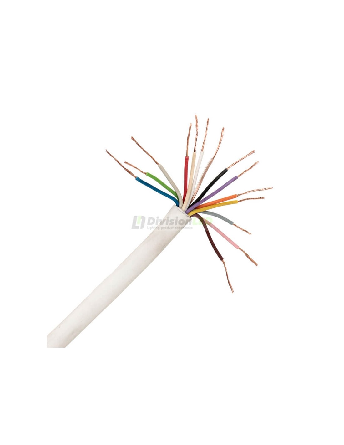 LAZSA 6714 Cable portero 14x0,22 mm² funda PVC blanca. CPR Eca Rollos ...